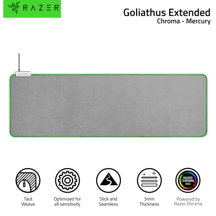 RAZER Goliathus Extended Mouse Pad Rubber Base Gaming Mouse Mat | Lazada PH