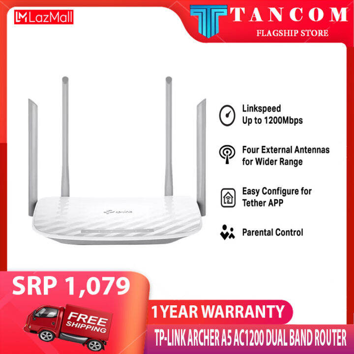 TANCOM TP-Link Archer A5 AC1200 Wireless Dual Band Router | 2.4G & 5G ...