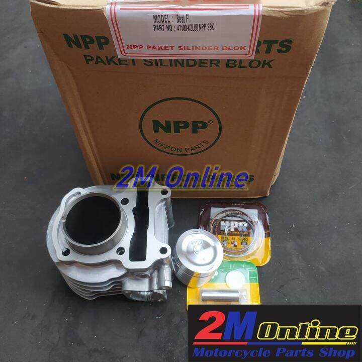 Cylinder Blok Kit Beat FI Set Piston NPP | Lazada Indonesia