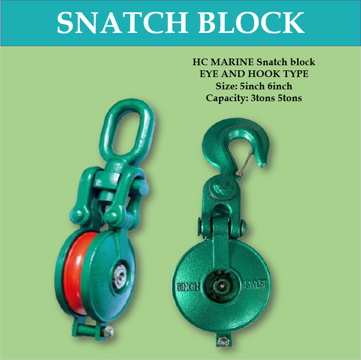 Choice Tools Eye Hook Pulley Heavy Duty Single Sheave Wire Rope Lifting ...