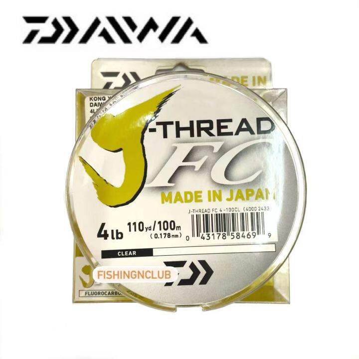 DAIWA J-THREAD FC MADE IN JAPAN 100% FLOUROCARBON BE A STRONG LEADER FLUOROCARBON LINE | Lazada