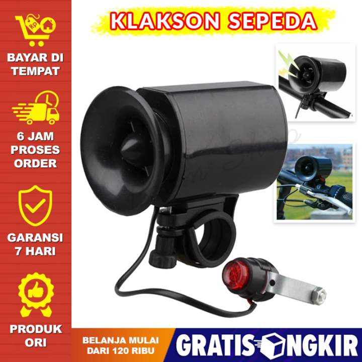 Klakson Sepeda Bel Sepeda Gunung Bunyi Nyaring Large Bicycle Horn Sound ...