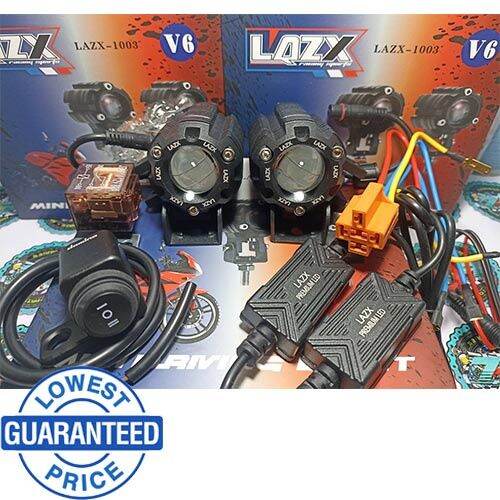 Mini Driving Light V6 LAZX 4wires (Set) | Lazada PH
