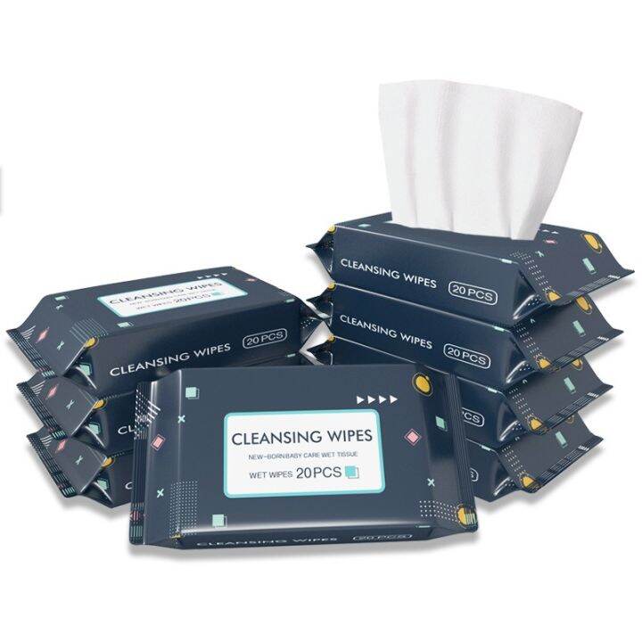Shape 20pcs Baby Cleaning Wipes Wet Tissues For Hand And Mouth Cleaning ...
