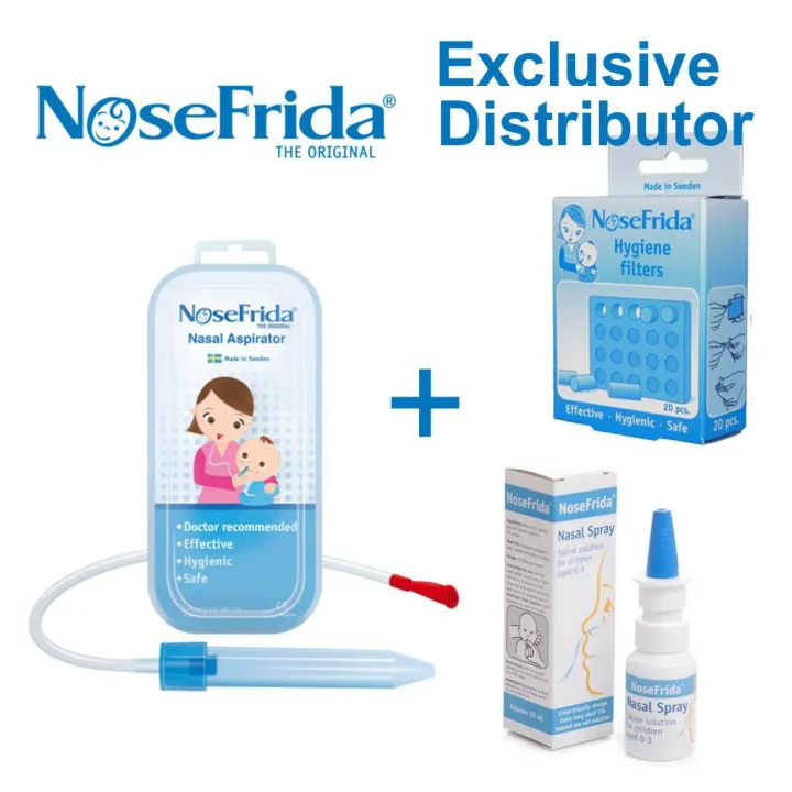 【In Stock】 NoseFrida The Snotsucker Value Pack ( Nose Frida Nasal ...