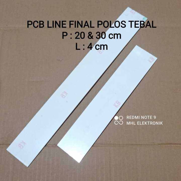 PCB LINE FINAL GARIS POLOS FIBER BERBAGAI UKURAN | Lazada Indonesia