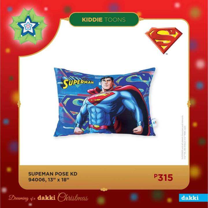 DAKKI SUPERMAN POSE KIDDIE PILLOW | Lazada PH