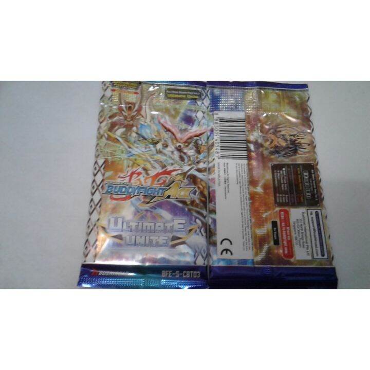 Buddyfight ultimate unite tcg Pack 5 card toys dragon rare anime dice ...