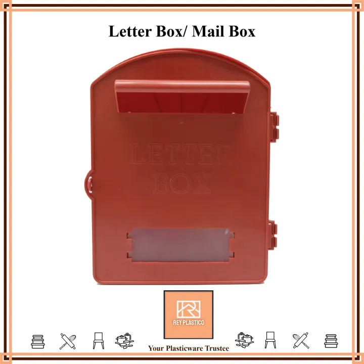 PVC Post Letter Box/ Plastic Mail Box/ Peti Surat Plastik/ Mailbox ...