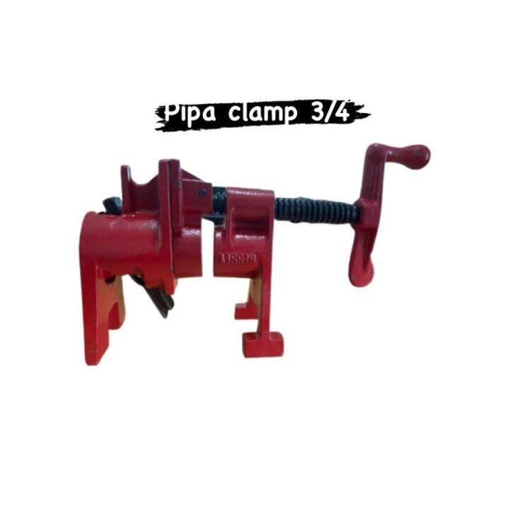 Pipe Clamp Fixture / F Clamp / Bar Clamp 3/4 Inch | Lazada Indonesia