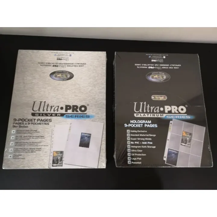 Ultra Pro Platinum and Silver 9 pocket sleeves | Lazada PH