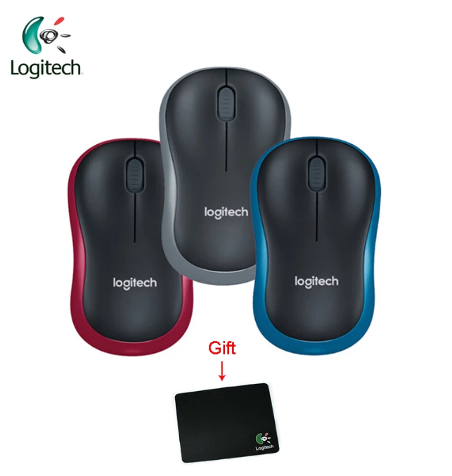 Logitech M186 2.4G Wireless Mouse Bluetooth Mouse With 1000 DPI WITH ...