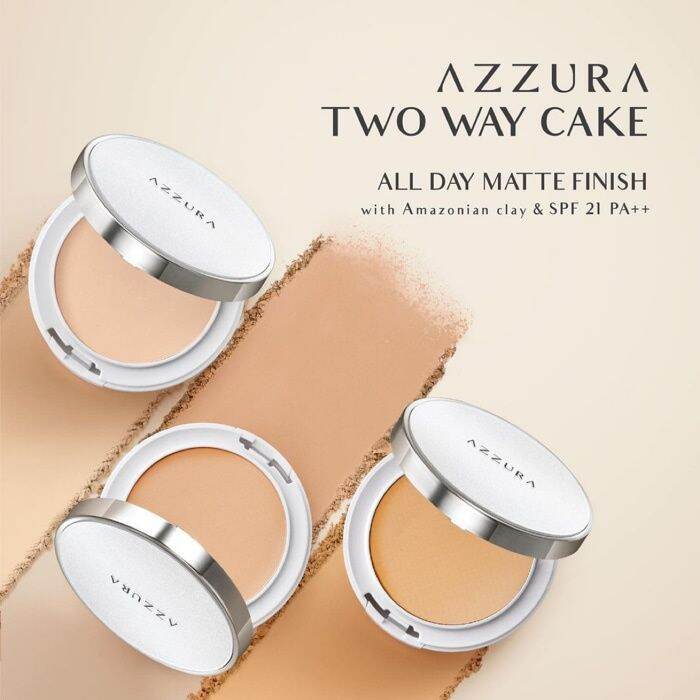 AZZURA Compact Powder Bedak Padat 03 | Lazada Indonesia