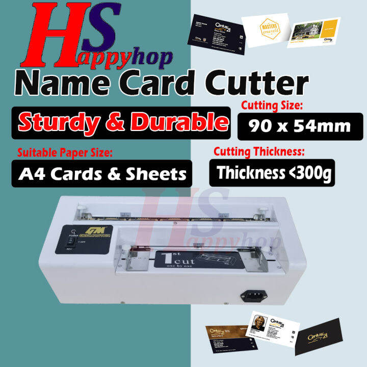 GM A4 Name Card Cutter , A4 Automatic Heavy Duty Name Card Cutter - 90 ...