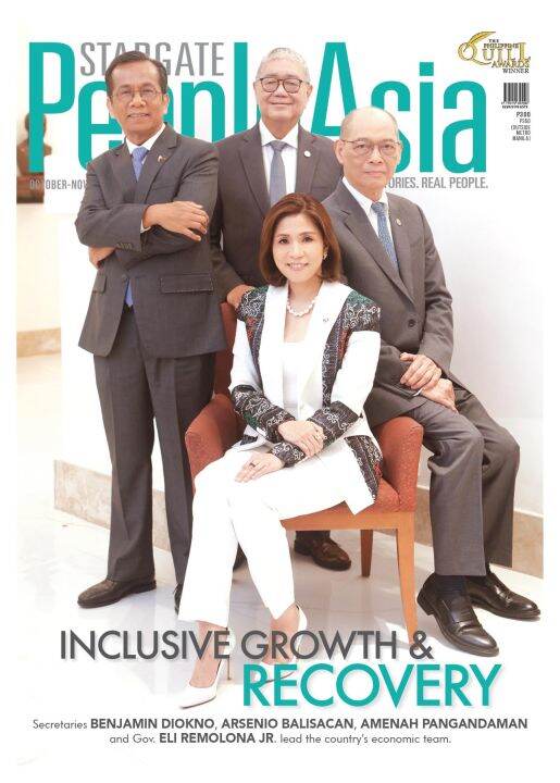 PeopleAsia Oct-Nov 2023 (Secretaries Benjamin Diokno, Amenah Pangandaman, Arsenio Balisacan and ...