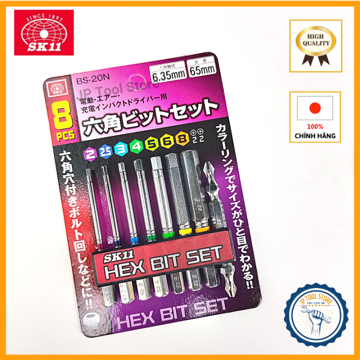 Bộ mũi lục giác cao cấp SK11 BS-20N Nhật Bản | Lazada.vn