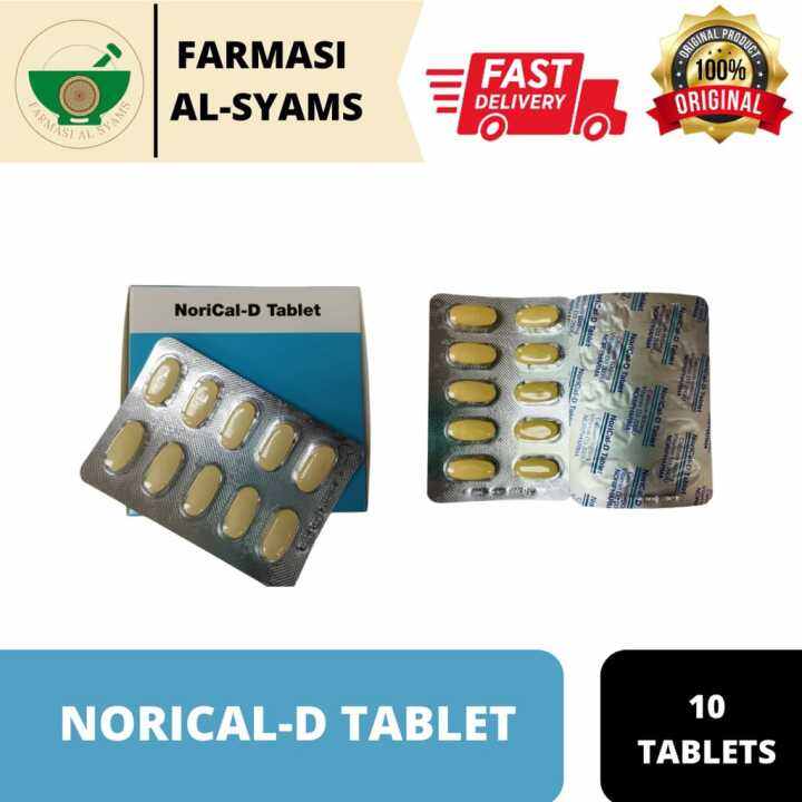 NORICAL-D Tablet (Calcium + Vitamin D) 10'S/Strip | Lazada