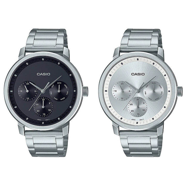 Casiostandard นาฬิกาข้อมือผู้ชาย สายสแตนเลส รุ่น Mtp B305 Mtp B305d