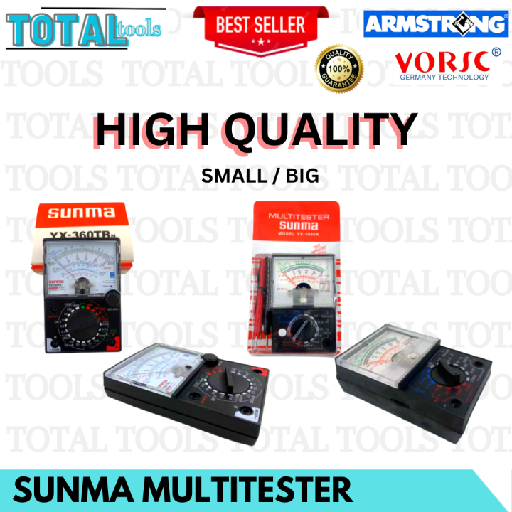Total Tools Hardware SUNMA MULTITESTER SMALL/BIG (BATTERY NOT INCLUDED ...