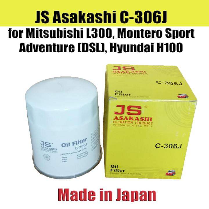 JS Asakashi Oil Filter for Mitsubishi L300 Adventure DSL Montero ...