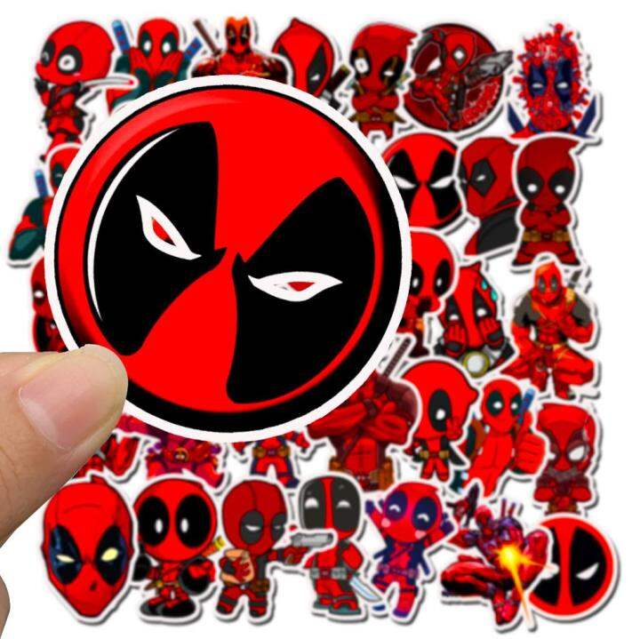 พร้อมส่ง เดดพูล (死侍) marvel Deadpool sticker สติกเกอร์กันน้ำรูปแบบที่ ...
