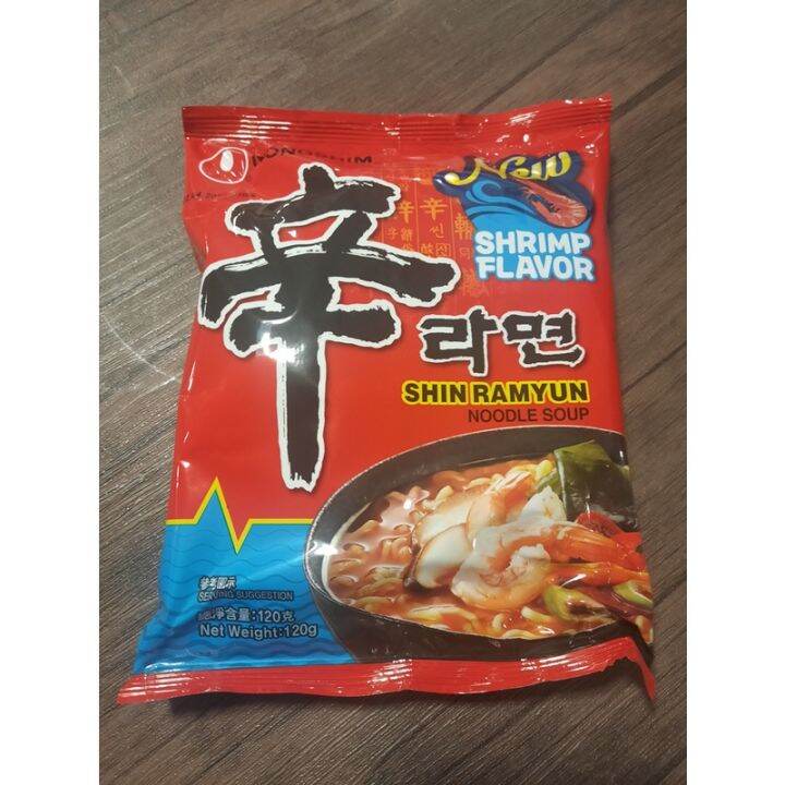 ♒Nongshim Shin Ramyun Ramen Shrimp version 30 pouches in a box ...