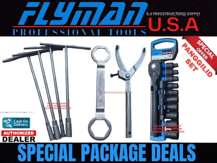 Flyman Tools SET 12pcs. Socket 1/2 Drive , T wrench Set , Y Tool ...