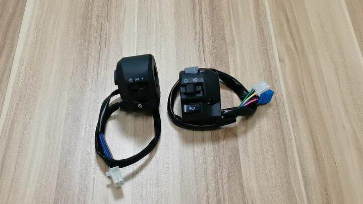 MotoLovee 22mm Motorcycle Switches Horn Button Turn Signal Lamp Light Start Handlebar Controller ...