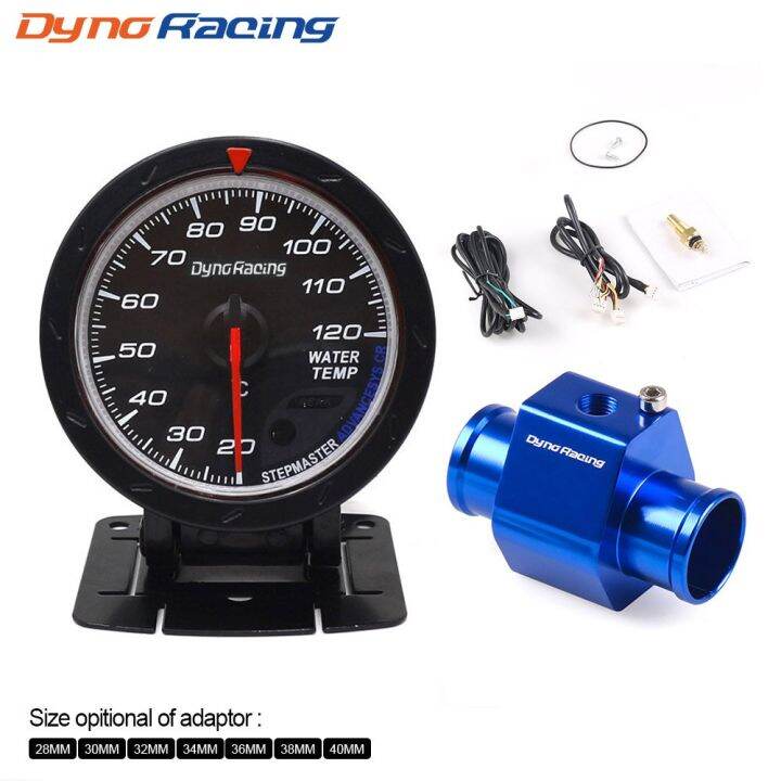 Dynoracing 60MM Car Water Temperature Meter 20-120 Celsius With Water Temp Joint Pipe Sensor ...