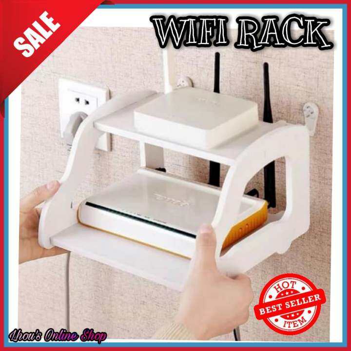 ON SALE NOW!! Storage Rack Display Holder Double Floating Wall Mount ...