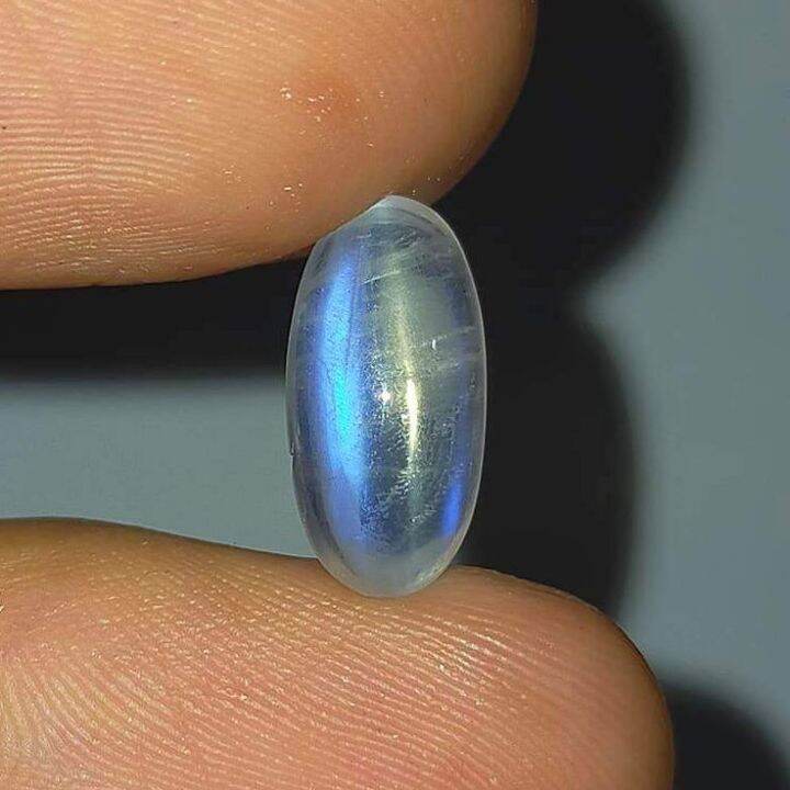 พลอย มูนสโตน มุกดาหาร เหลือบ ฟ้า น้ำเงิน ธรรมชาติ แท้ ( Natural Blue ...