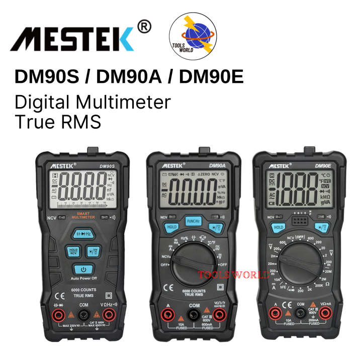 Mestek DM90A / DM90E / DM90S True RMS Digital Multimeter ~ Original ~ 1 ...