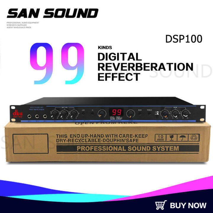 【Original】 DBX DSP-100 Professional pre-level 99 effects processing DSP effects Karaoke audio ...