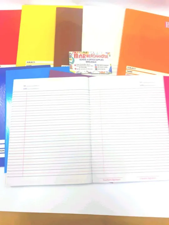10 pieces writing notebook 80 leaves | Lazada PH