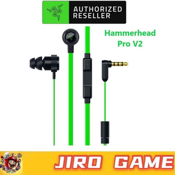 Razer Hammerhead Pro V2 In Ear Gaming Headphones Earbud with Mic (Audio ...
