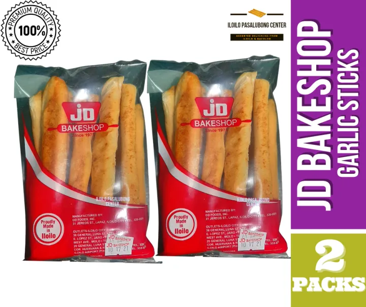 JD ILOILO Garlic Sticks (2 PACKS) | jd bakeshop bacolod iloilo ...
