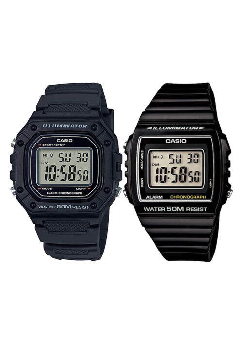 Casio Couple Watch COUPLE-W215-W218H-1A W/ 1 Year Warranty | Lazada PH