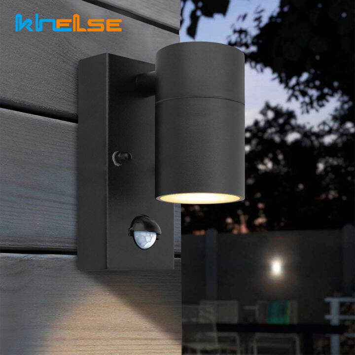 PIR Motion Sensor Outdoor LED Wall Light Waterproof Stainless Steel ...
