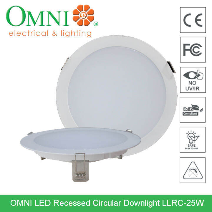 OMNI LED Recessed Circular Downlight LLRC-25W | Lazada PH