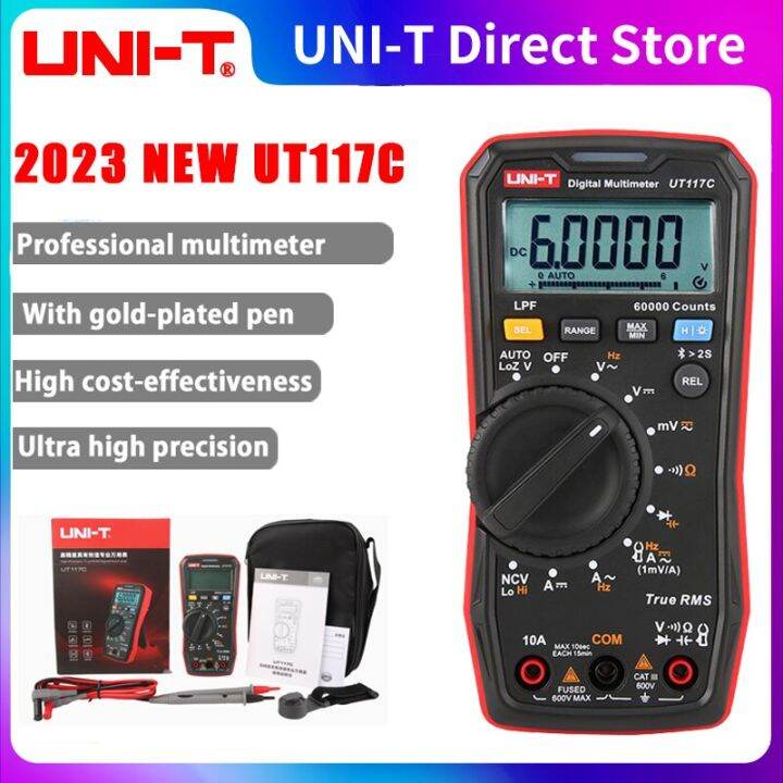 S88 UNI-T UT117C Bluetooth Digital Multimeter 60000 Counts Professional Multimetrotrue RMS AC/DC ...