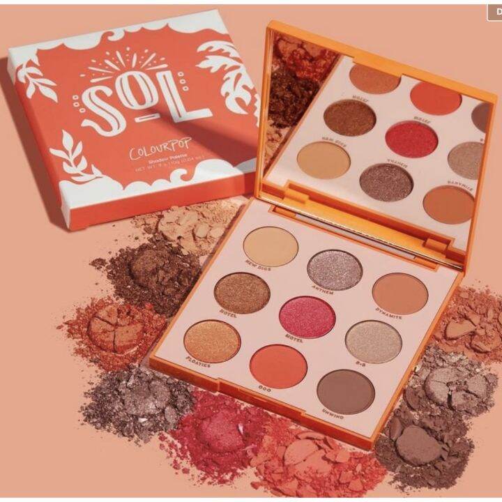 COLOURPOP SOL Pressed Powder Shadow Palette | Lazada PH