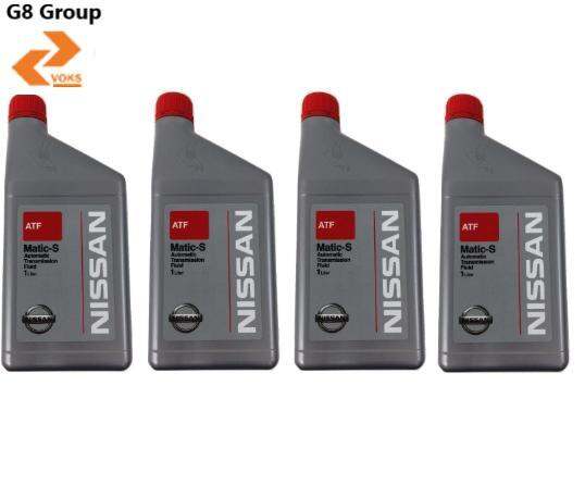 Nissan Matic S Automatic Transmission Fluid (ATF) 1 Litre x 4 Bottles ...