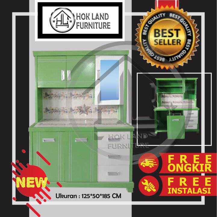 KITCHEN SET 3 PINTU- LEMARI SAYUR 3 PINTU- LEMARI DAPUR KITCHEN SET ...