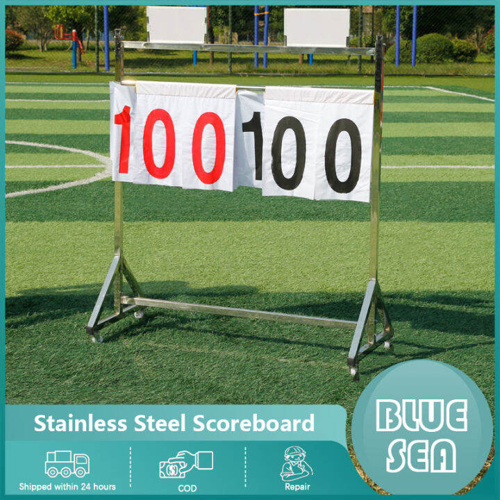 Floor-standing basketball game table tennis scoreboard rack flip score ...