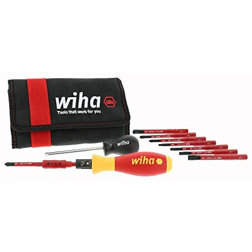 Wiha 28789 11 Piece Insulated TorqueVario-S (10-50 In/lbs) and SlimLine ...