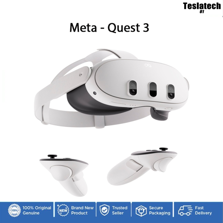 （Ready stock）Meta - Quest 3 Breakthrough Mixed Reality - 128GB/512GB ...