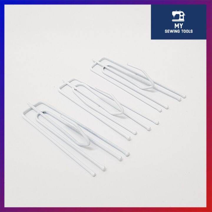 Curtain Hook 8430 White (100pcs/box) | Hook Langsir 8430 Putih | Lazada