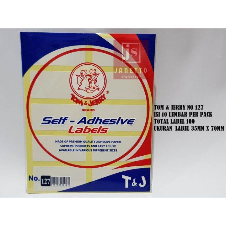 stiker Tom and Jerry Label No. 127 | Lazada Indonesia