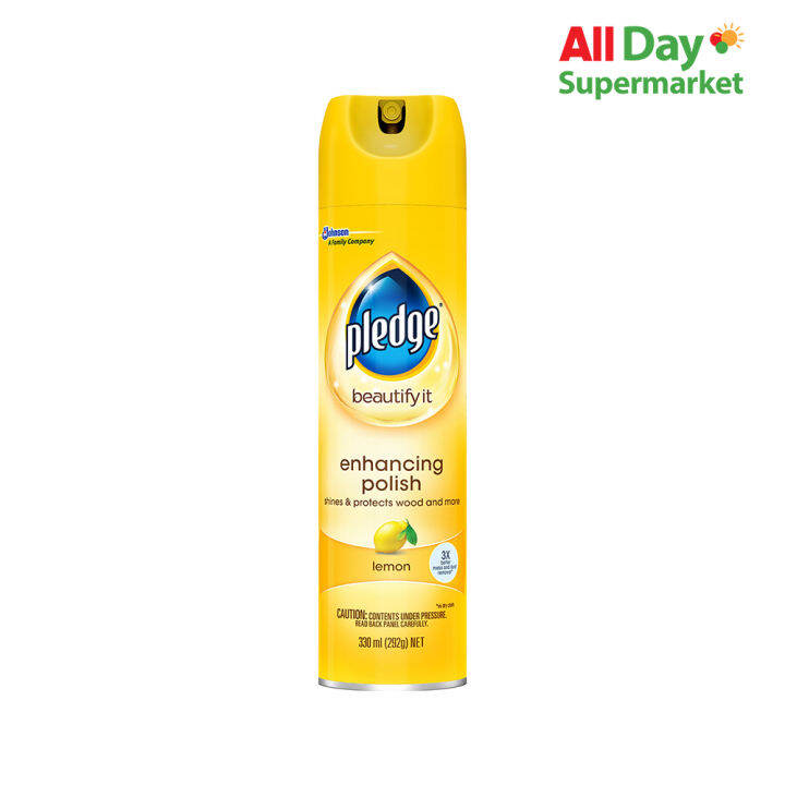 Pledge Enhancing Polish Lemon 330ML | Lazada PH