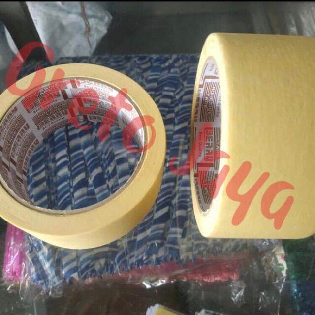 Isolasi Kertas Besar Tebal Berry Solasi Lakban Bagus 47mm Masking ...